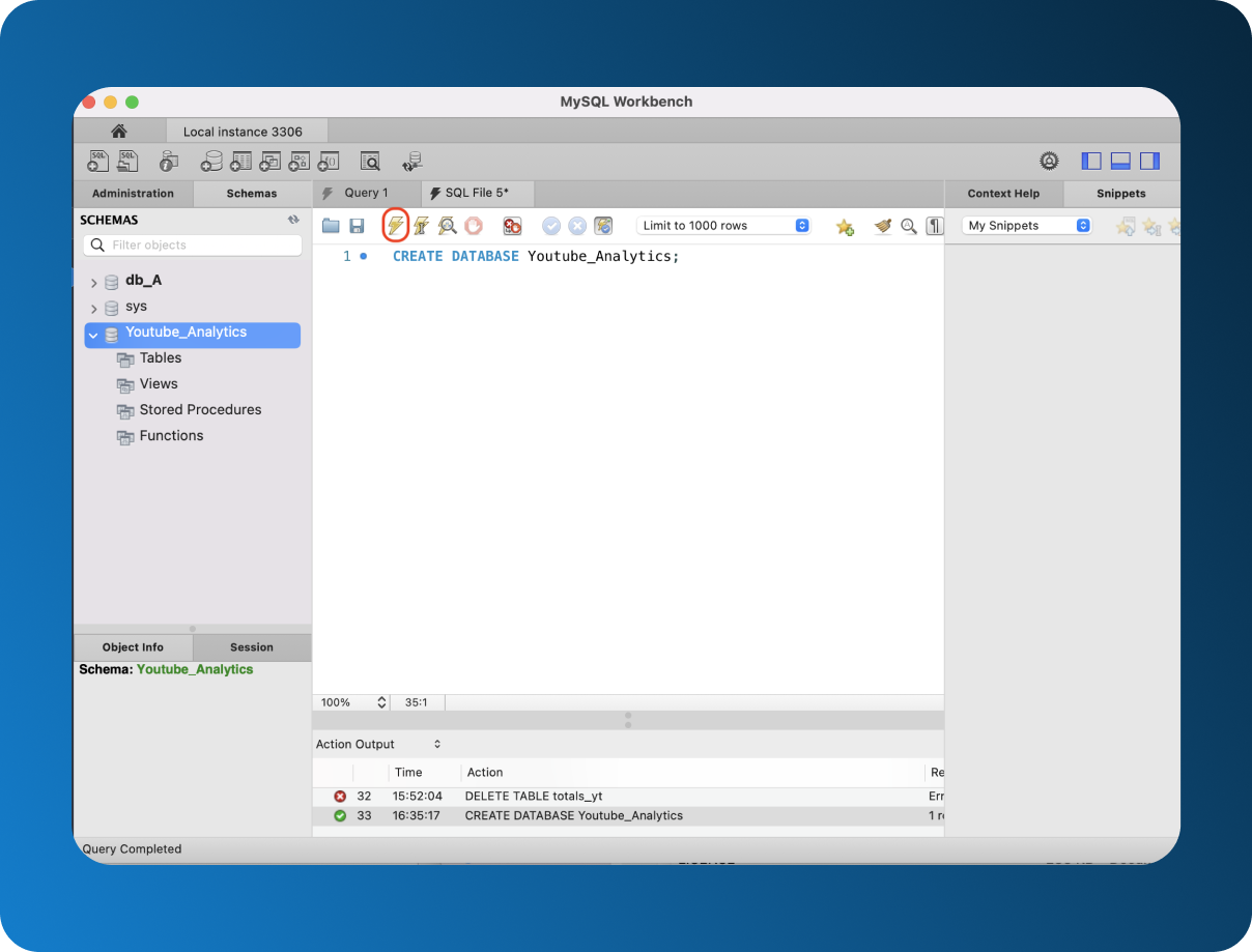 YouTube to MySQL: How to Securely Connect Your Data in 3 Simple Steps
